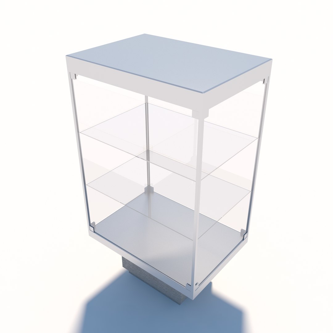 3D Model Glass Box Display - TurboSquid 1717026