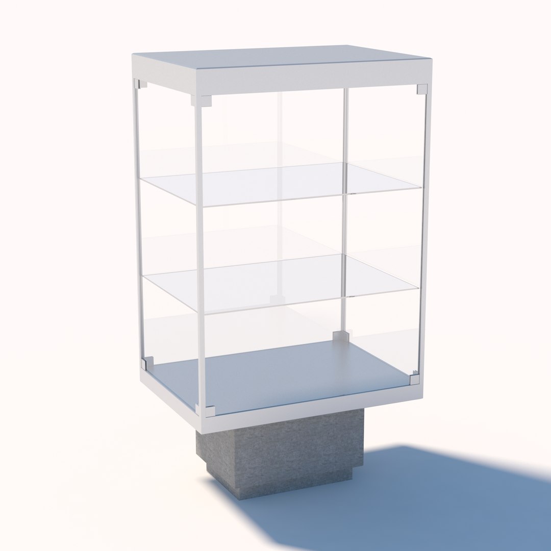 3D Model Glass Box Display - TurboSquid 1717026