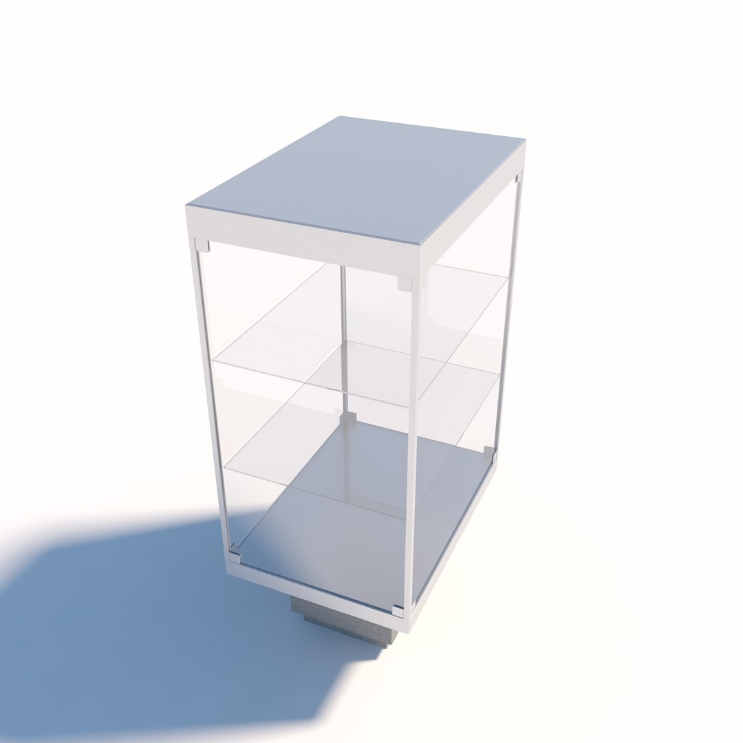 3D Model Glass Box Display - TurboSquid 1717026