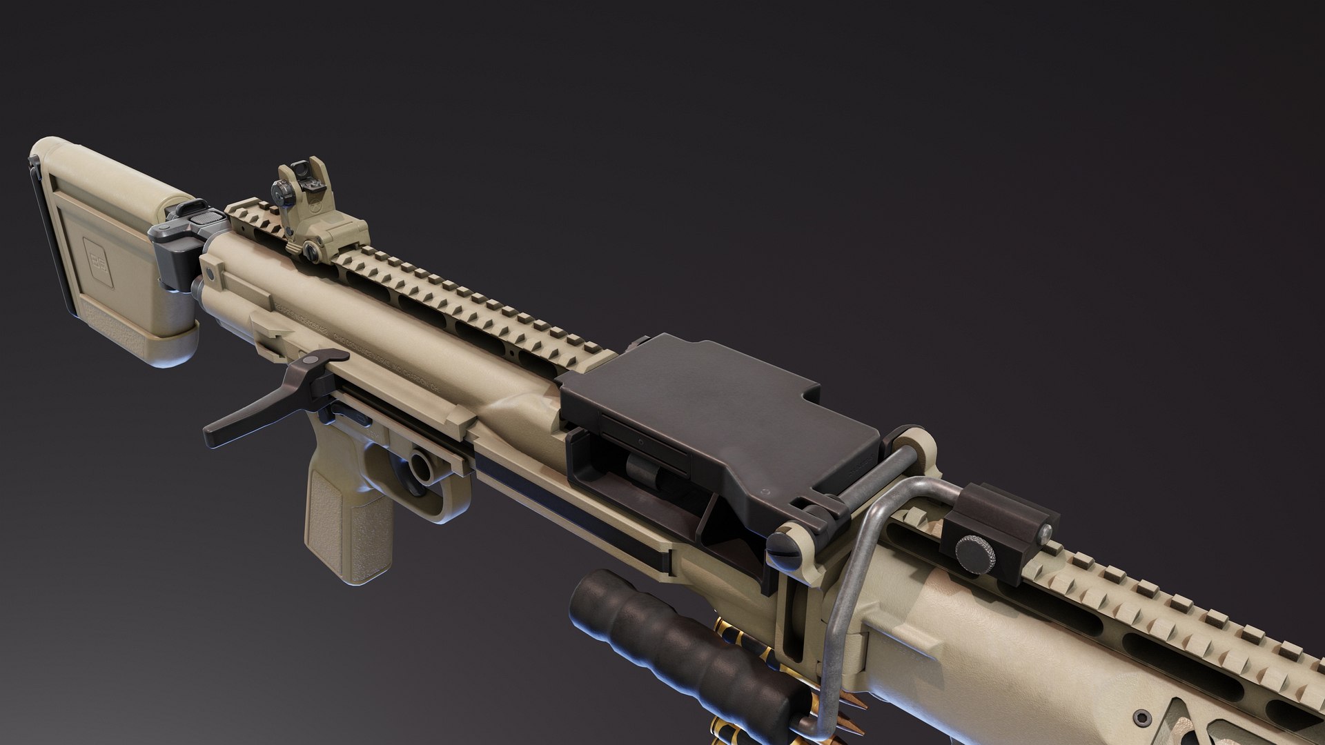 REAPR Machine Gun Model - TurboSquid 2320040