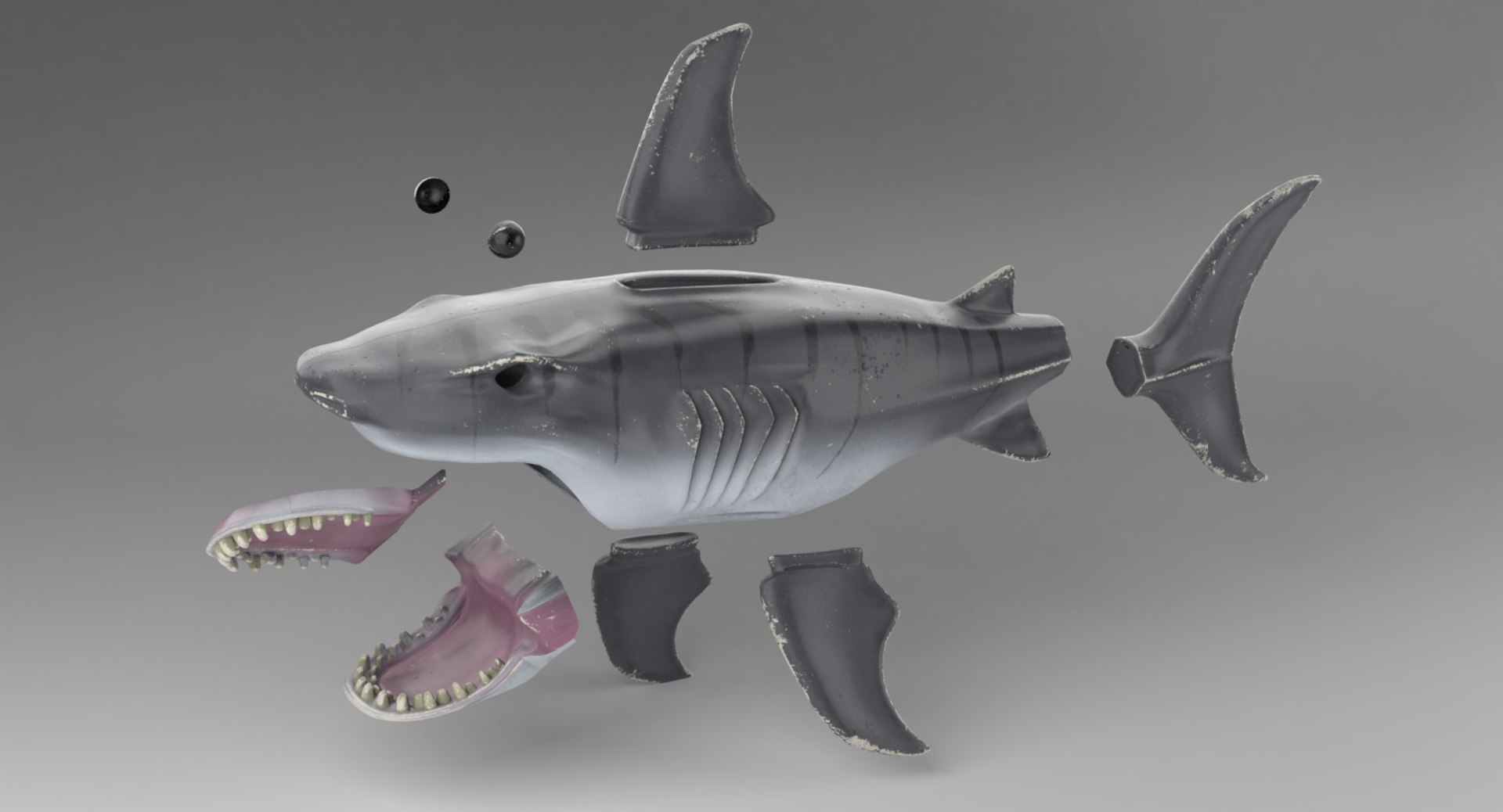 Shark Toy 3D Model - TurboSquid 1218258