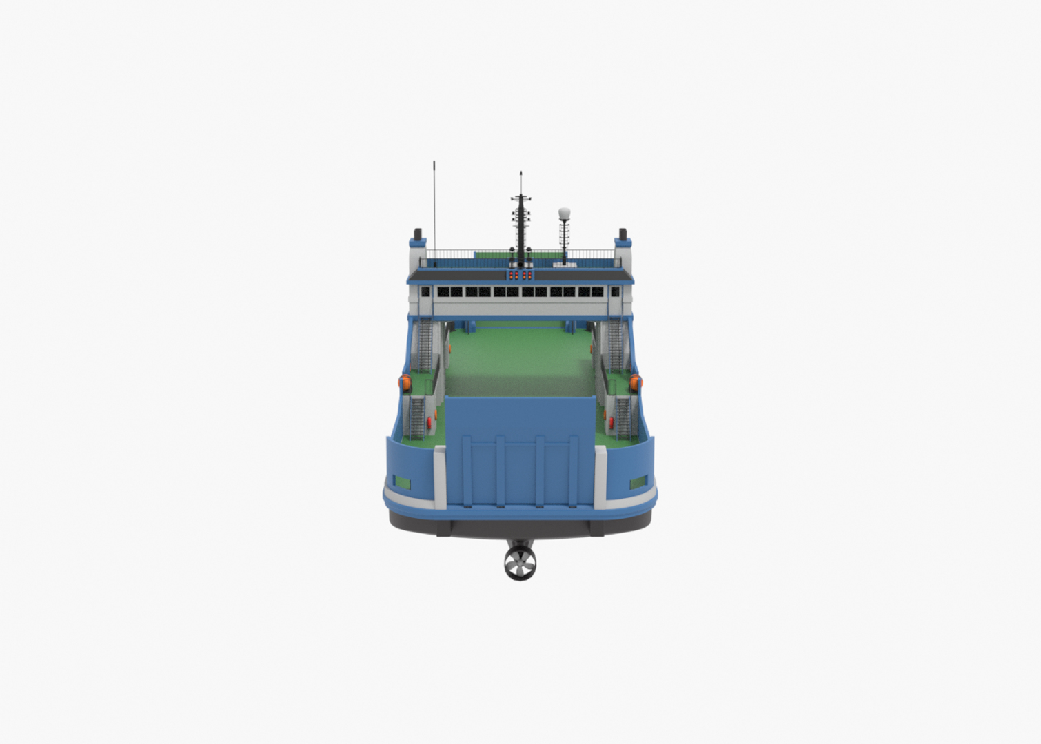 3D original car ferry model - TurboSquid 1495249