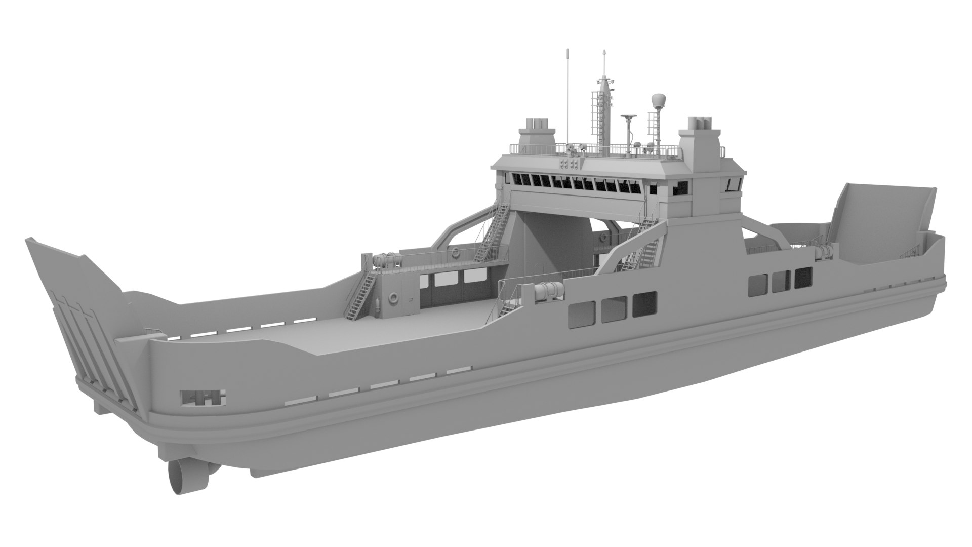 3D original car ferry model - TurboSquid 1495249