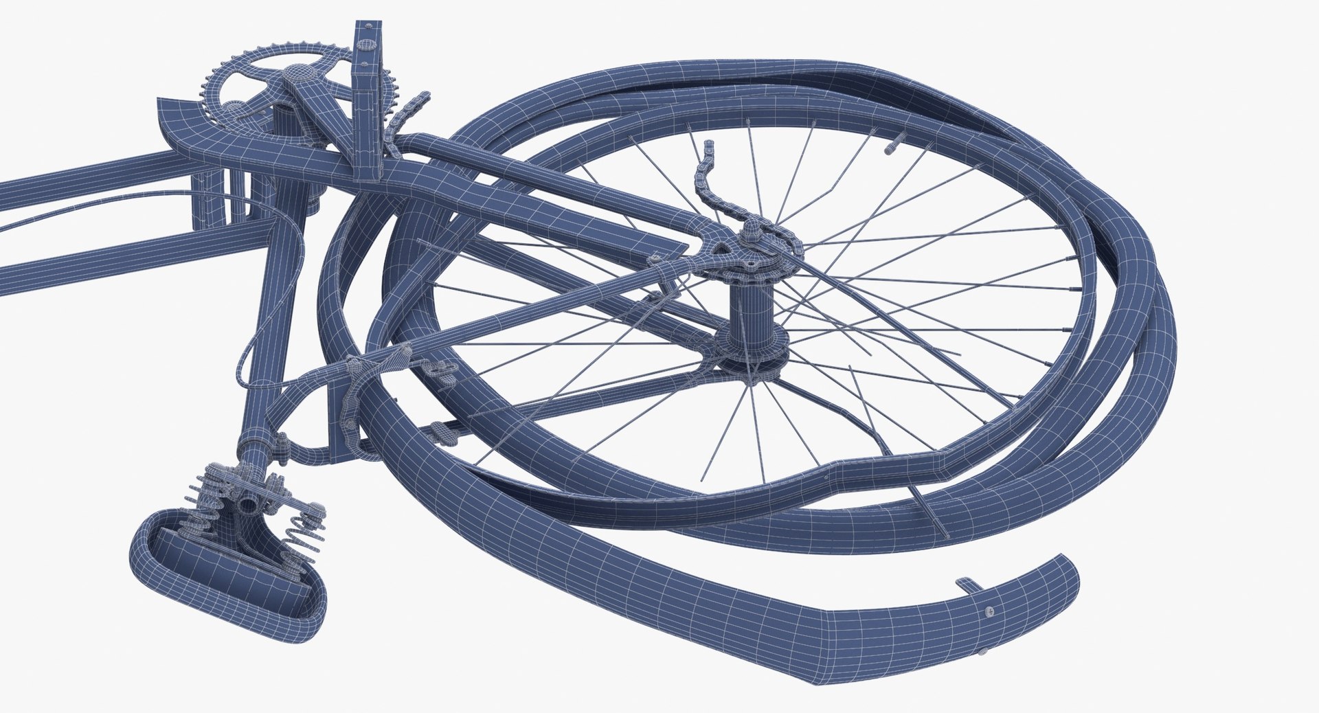 3D Model Bike Abandoned - TurboSquid 1978599