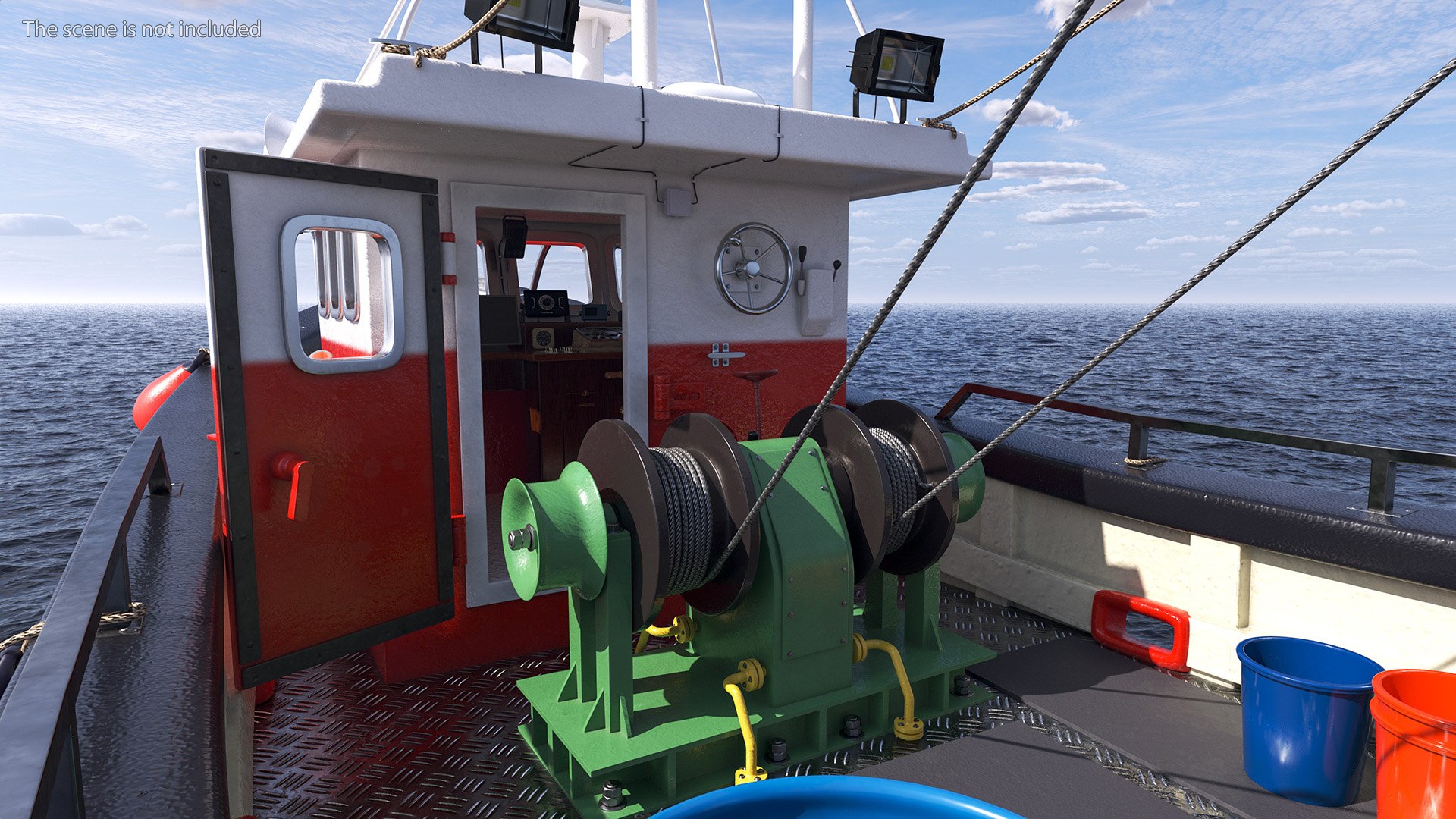 3D Small Fishing Vessel model - TurboSquid 2062634