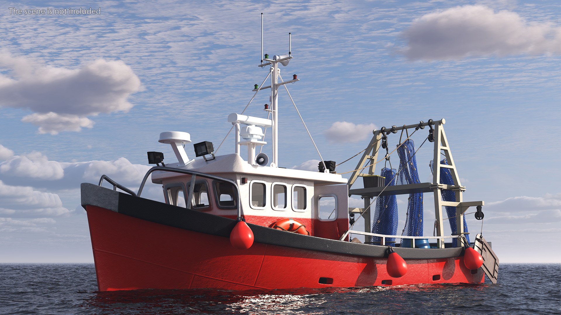 3D Small Fishing Vessel model - TurboSquid 2062634