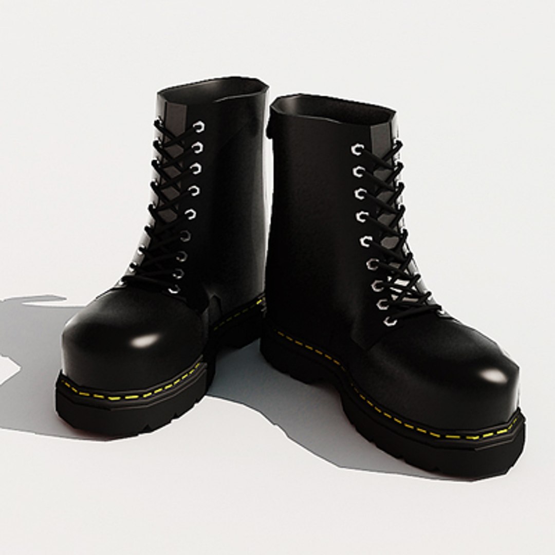 3d Max Martens Steel-toe Boots