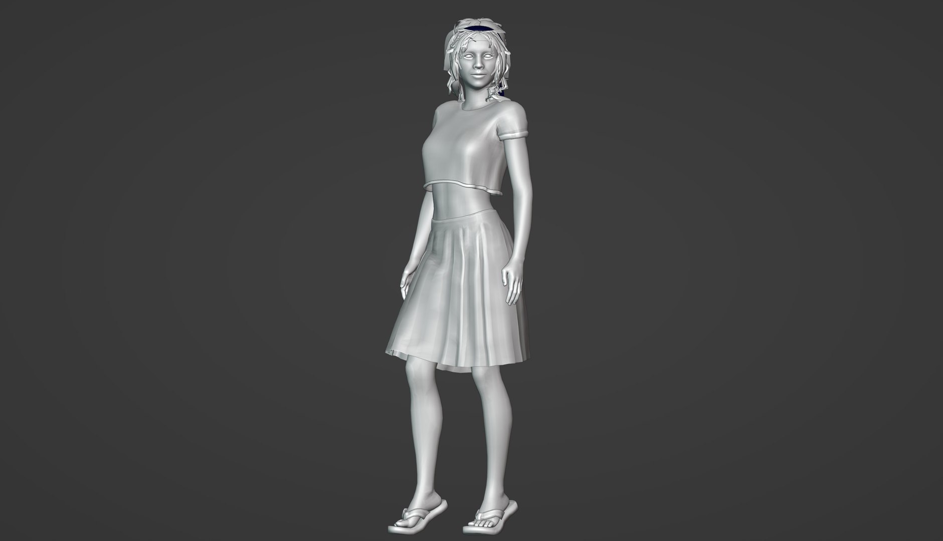 Ocean Breeze Beauty Model - TurboSquid 2191031