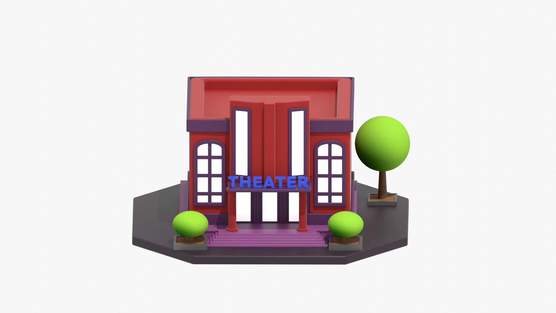 3D Theater 3D Illustration - TurboSquid 2235848