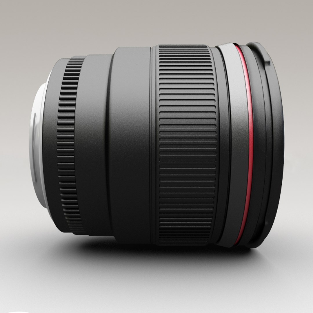 Camera Kit Lens Canon 3d Model