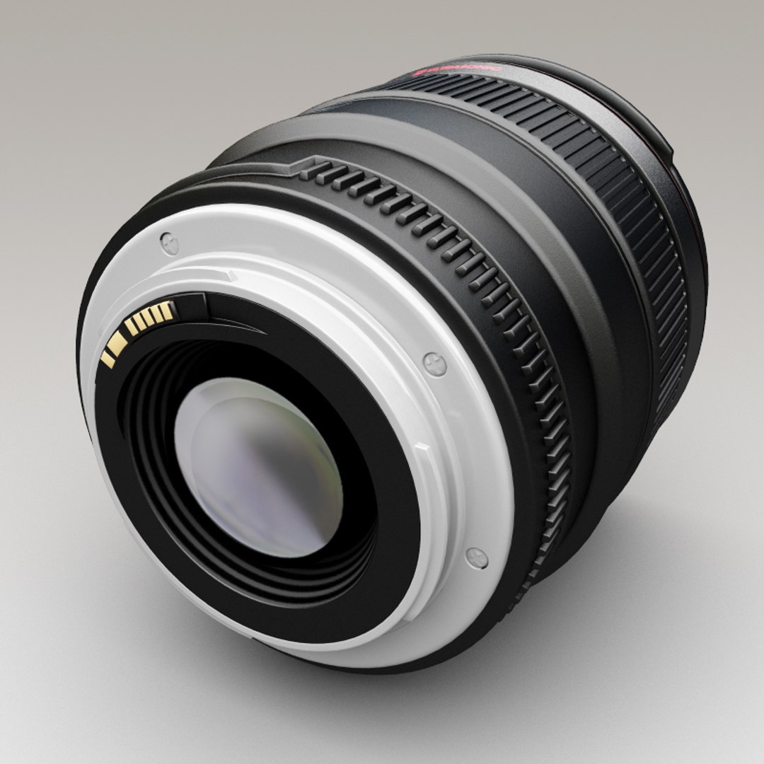 Camera Kit Lens Canon 3d Model
