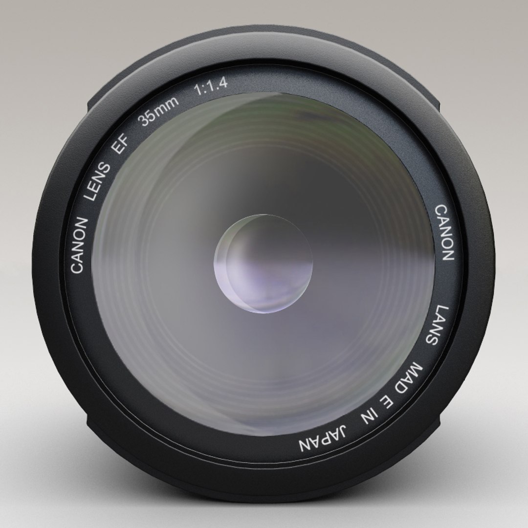 Camera Kit Lens Canon 3d Model