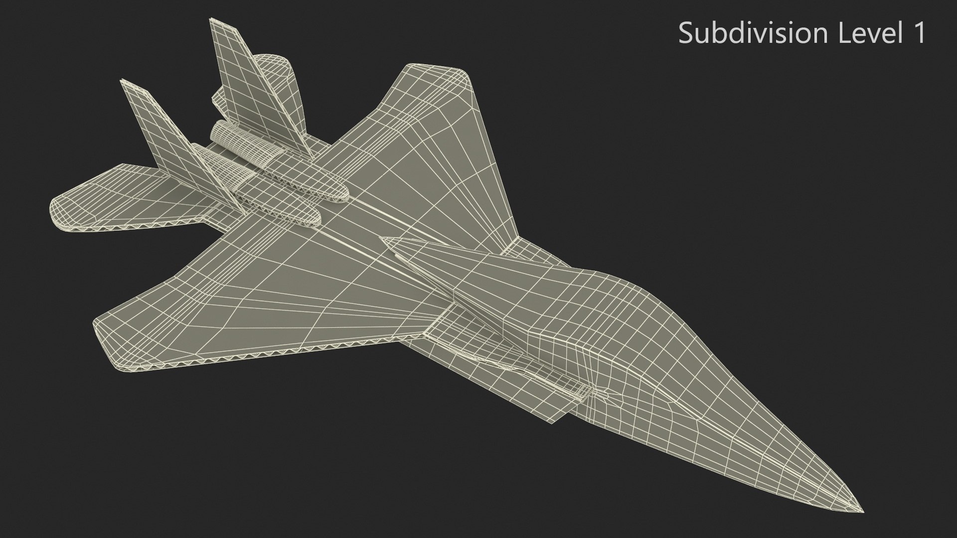 Cardboard Jet Fighter 3D Model - TurboSquid 2216631