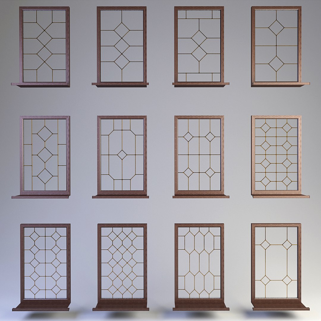 Windows Muntin Bars 3D - TurboSquid 1195967