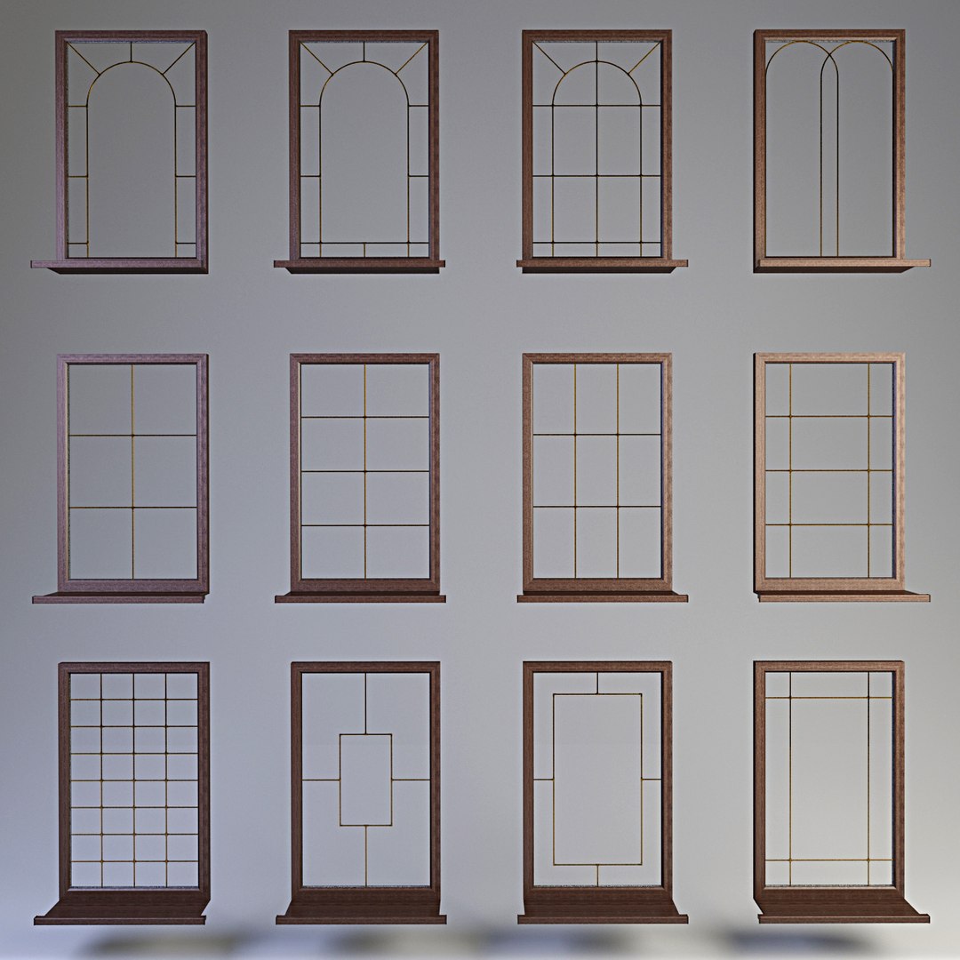 Windows Muntin Bars 3D - TurboSquid 1195967