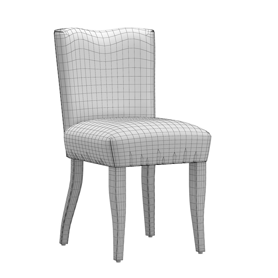 3D Nickey Kehoe Club Side Chair Model - TurboSquid 2367386