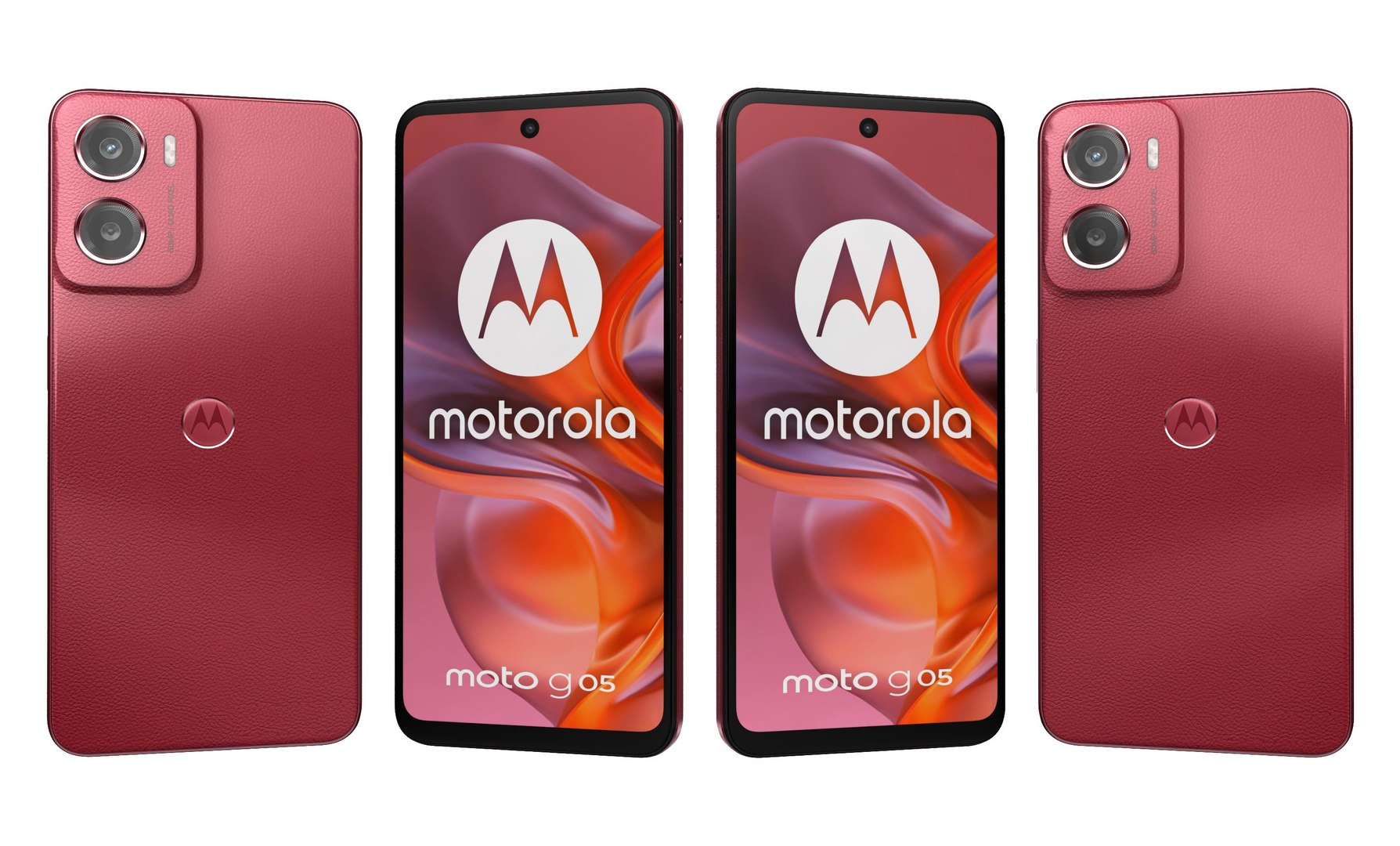3D Motorola Moto G05 Blue And Red - TurboSquid 2337664