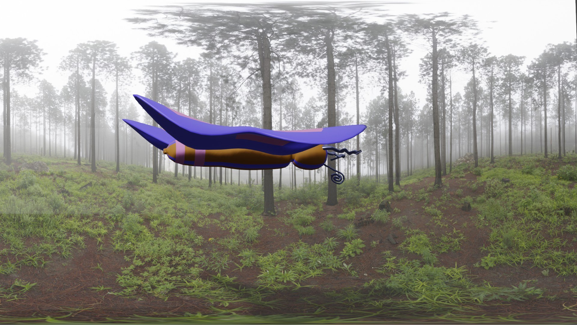 Papillon Toon 3D - TurboSquid 2065184