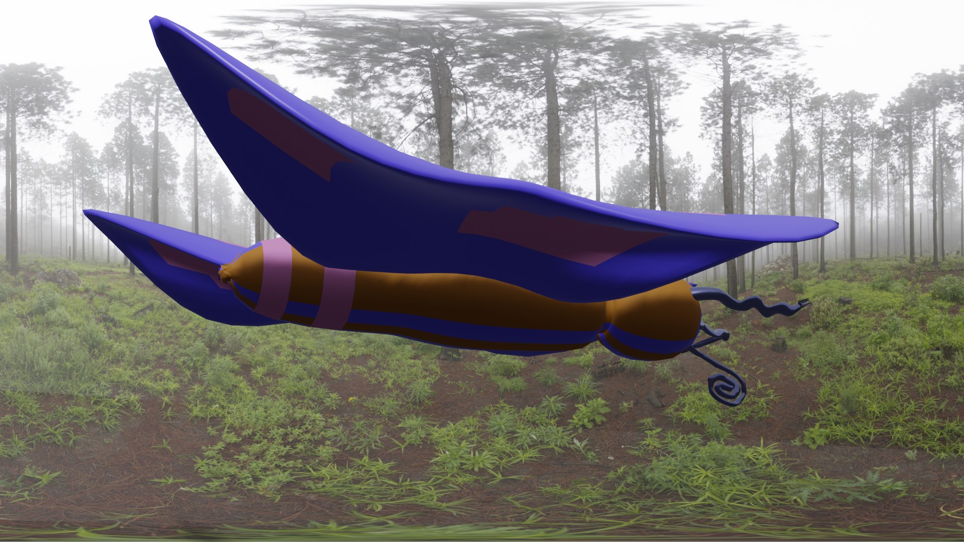 Papillon Toon 3D - TurboSquid 2065184