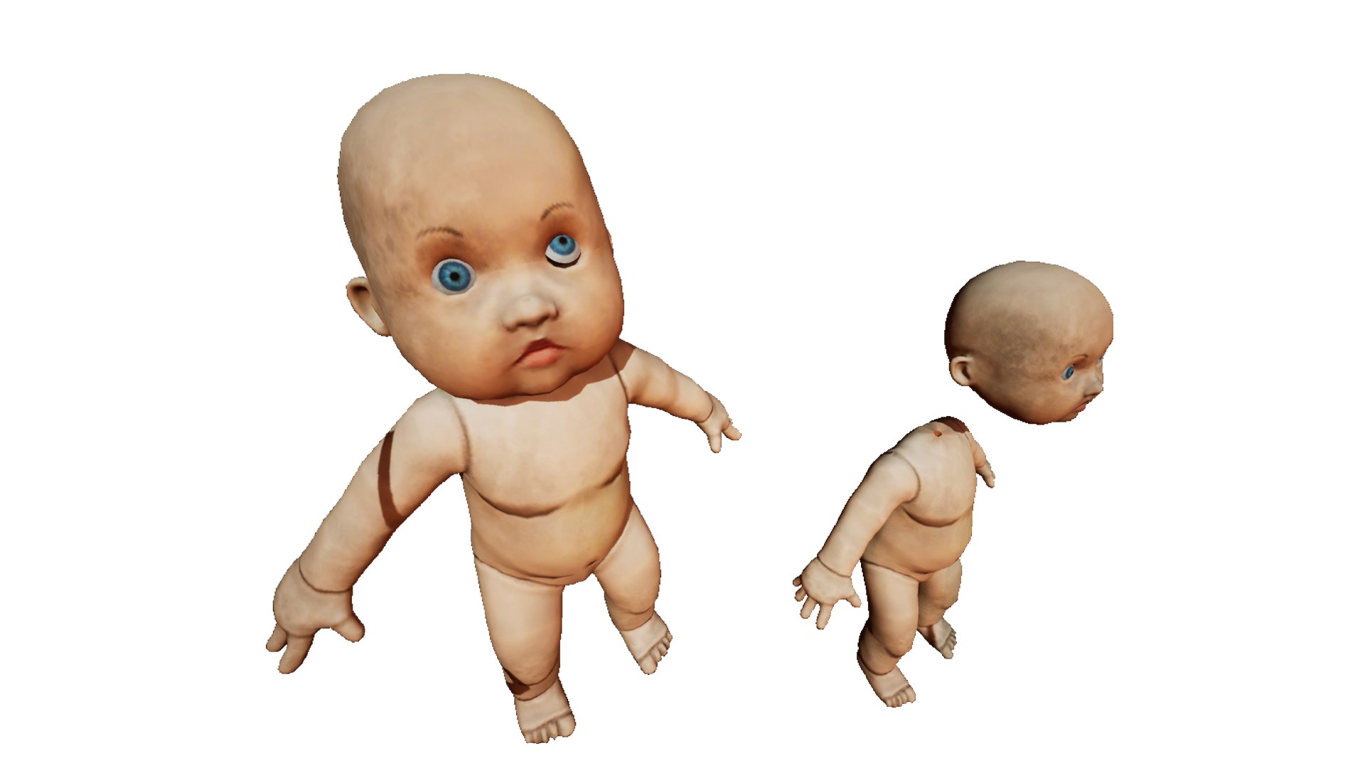 3D Scary Baby Toys Collection Model - TurboSquid 2197621