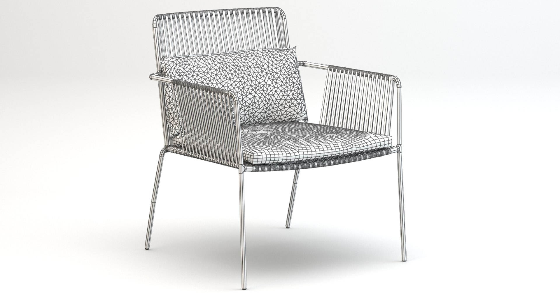 Kettal Net Club Armchair 3d Max