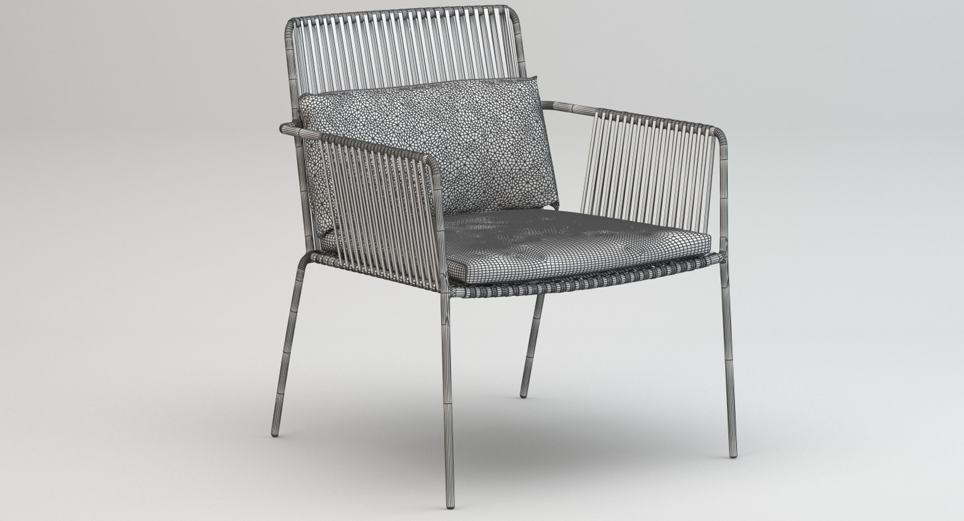 Kettal Net Club Armchair 3d Max