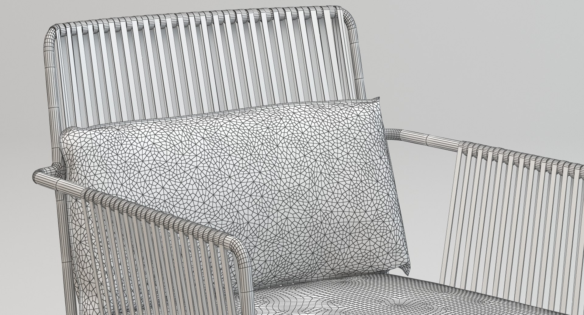 Kettal Net Club Armchair 3d Max