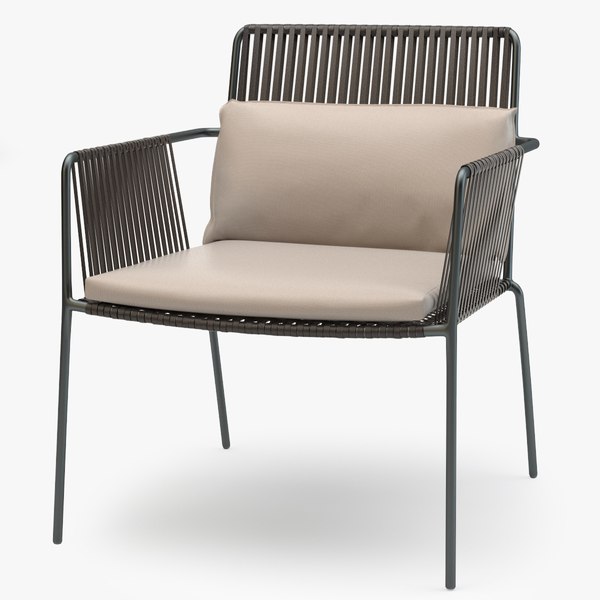 kettal net club armchair 3d max
