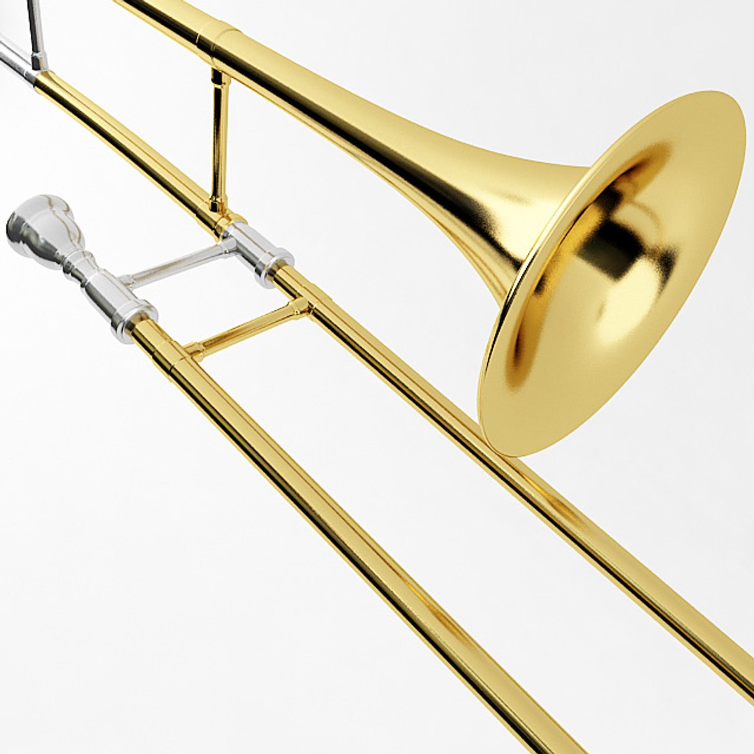 Trombone 3D Model - TurboSquid 1297778