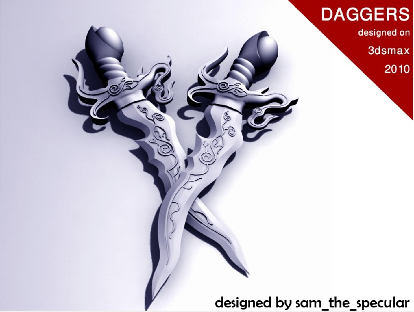 3d Model Dagger