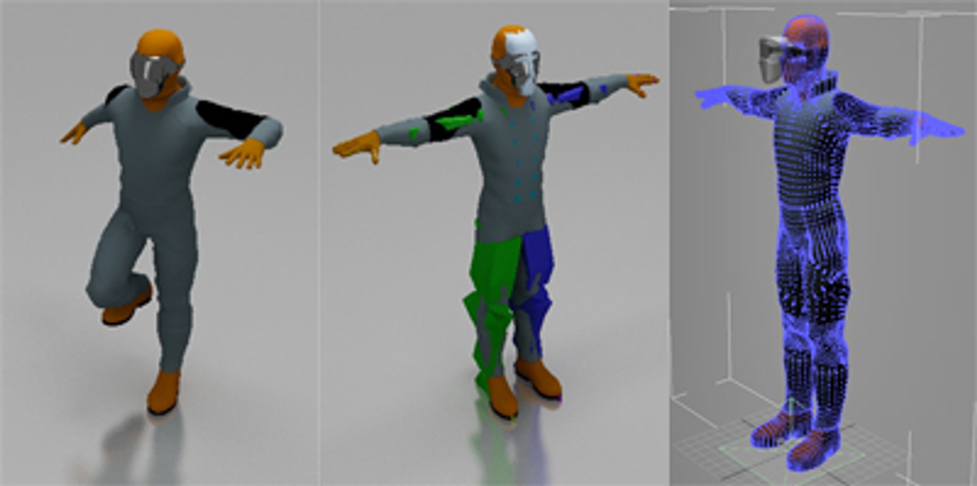 3d biped operator