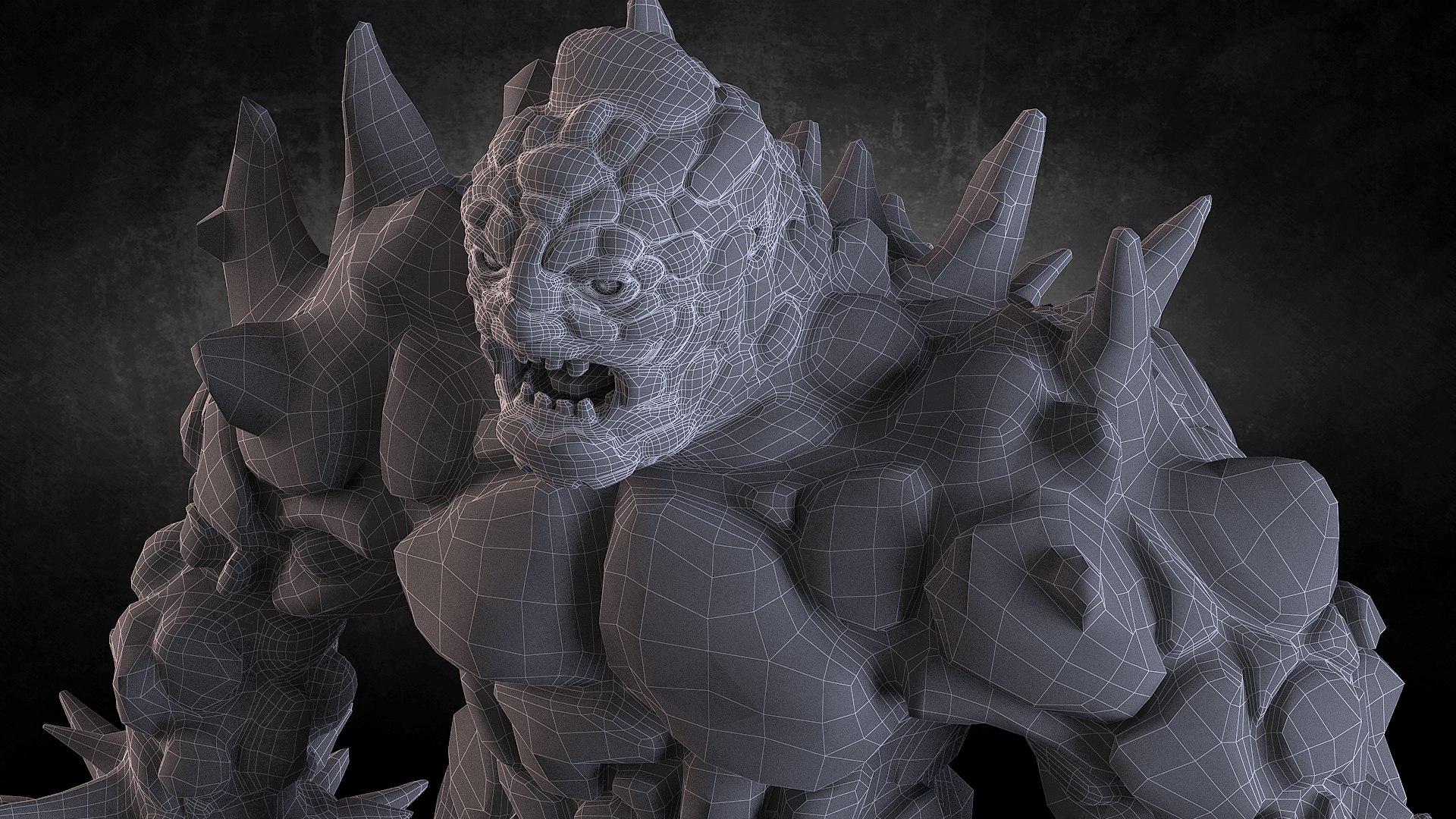 Rock Elemental Golem Base Mesh model - TurboSquid 2073297