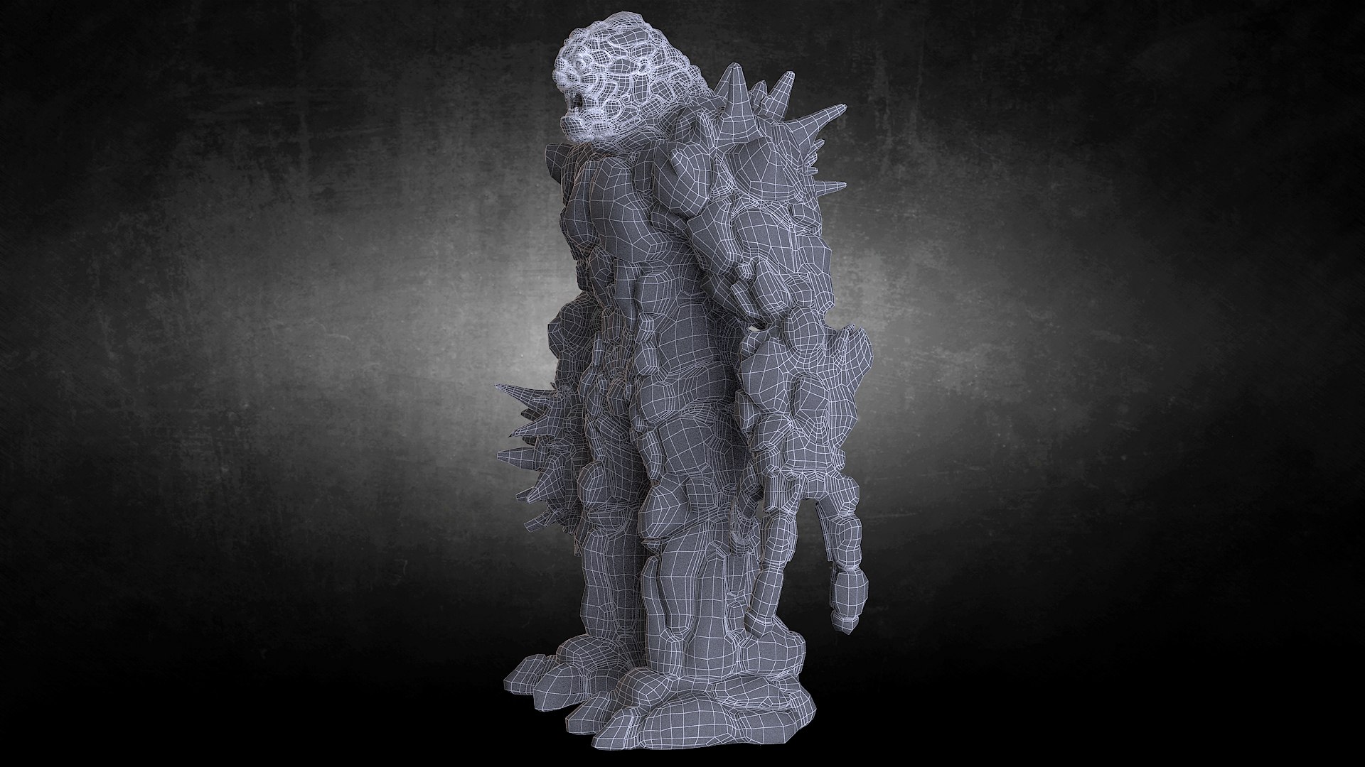 Rock Elemental Golem Base Mesh model - TurboSquid 2073297