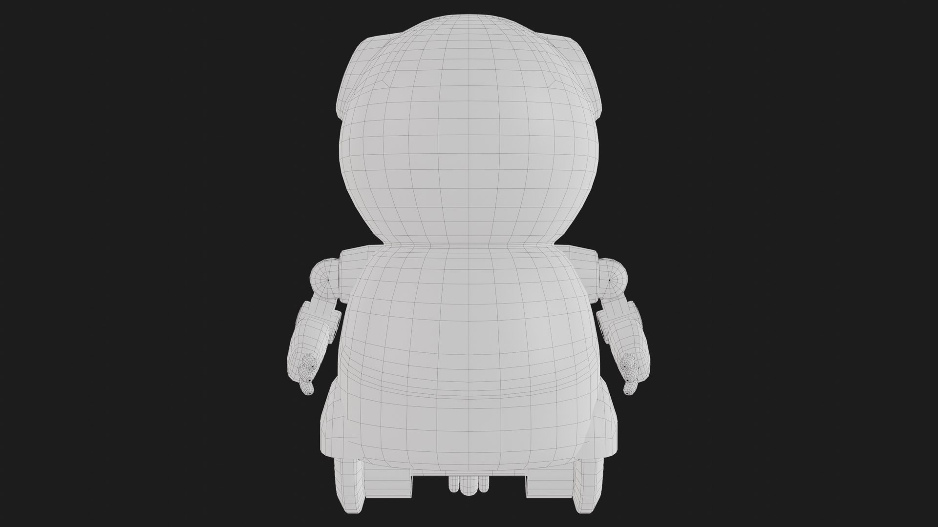 3D Yellow Cute Robot Toy - TurboSquid 2120748