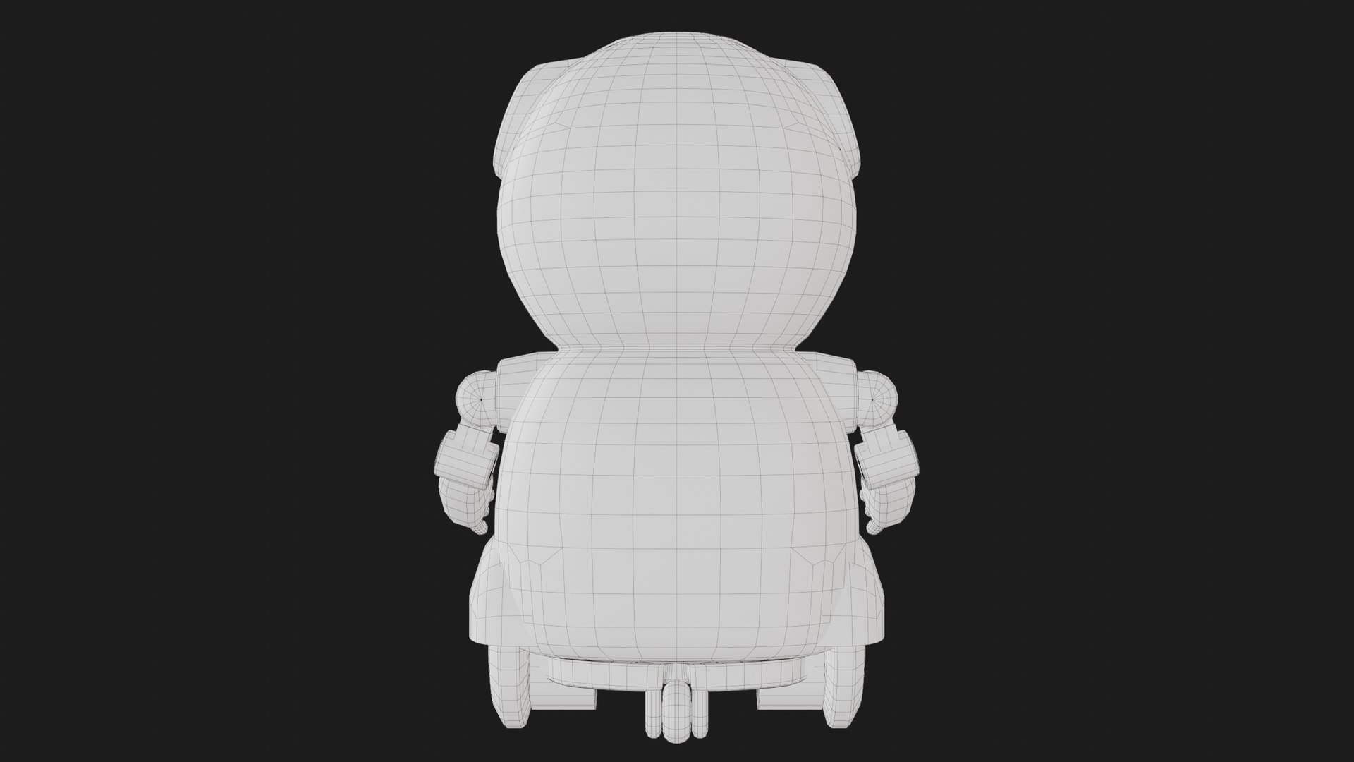 3D Yellow Cute Robot Toy - TurboSquid 2120748