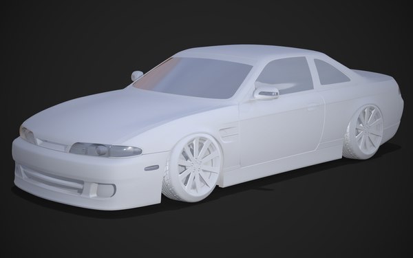 modelo 3d Kit de carrocería Nissan Silvia S14 326 Power DLux ...