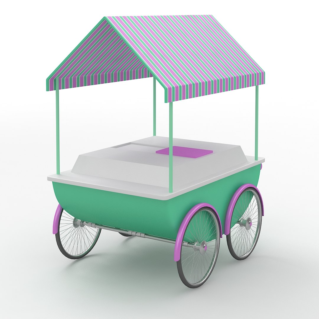 Cart car model - TurboSquid 1328770