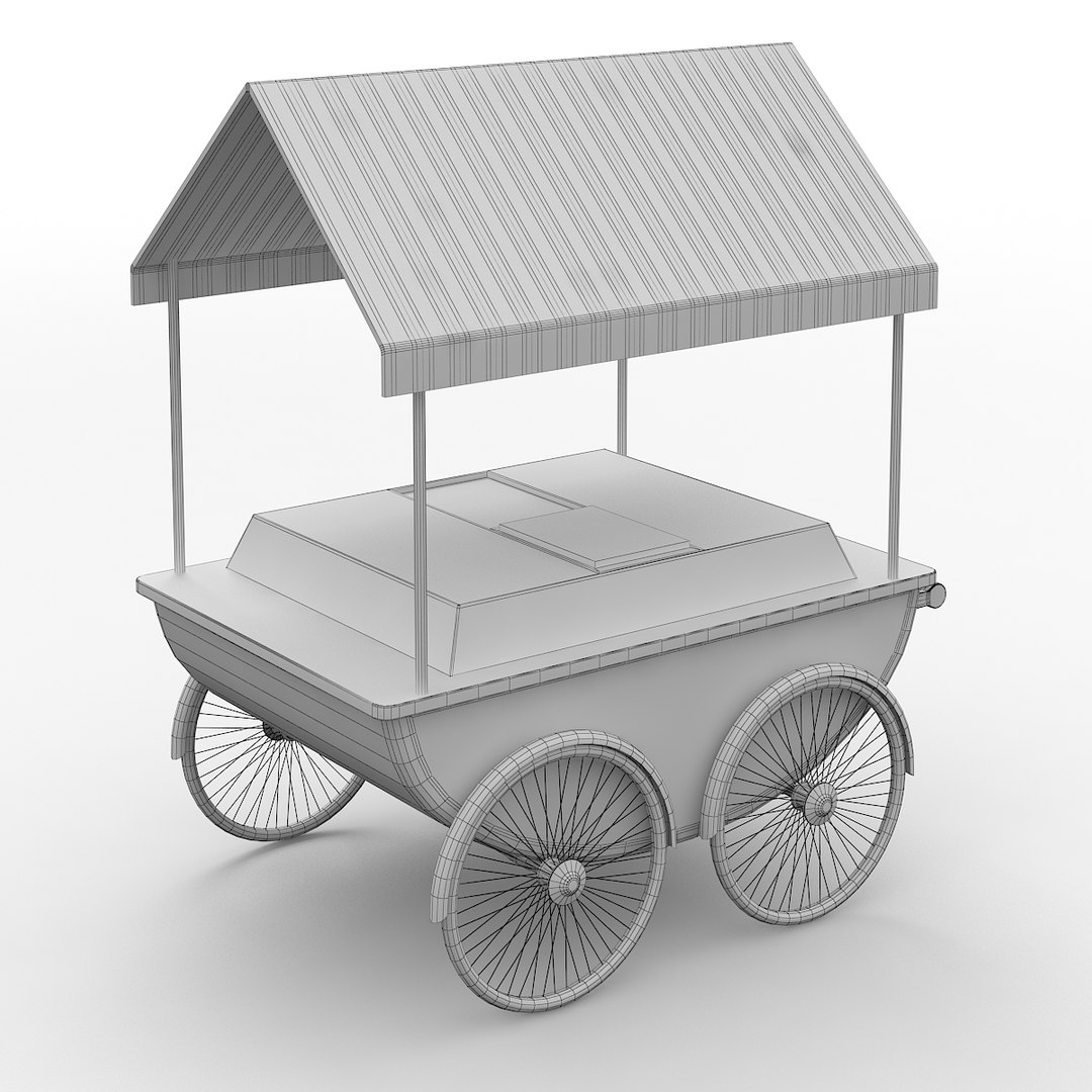 Cart car model - TurboSquid 1328770