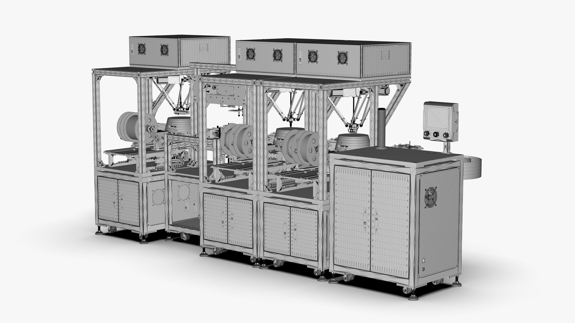 3D Automatic Stand Up Bag-in-Box Pouch Making Machine Model ...