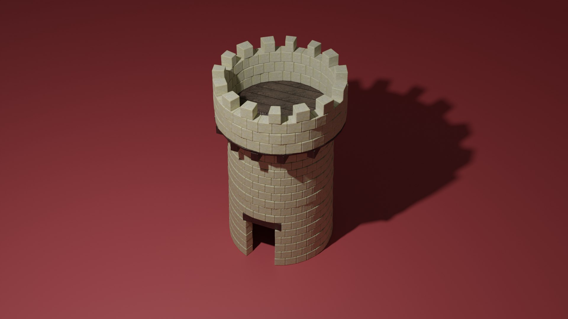 Stone Tower 3D Model - TurboSquid 1885486