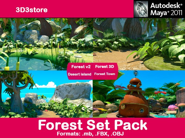 Forest 3D Models for Download | TurboSquid