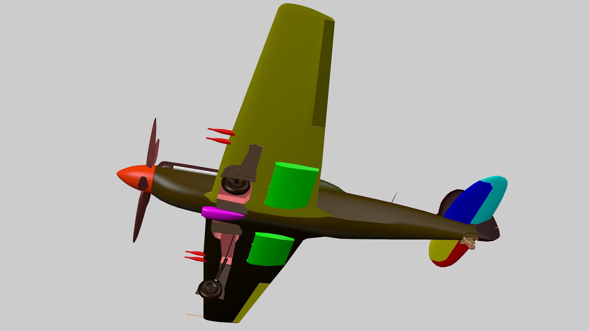 SPLITFIRE AIRCRAFT 3D Model - TurboSquid 2085950