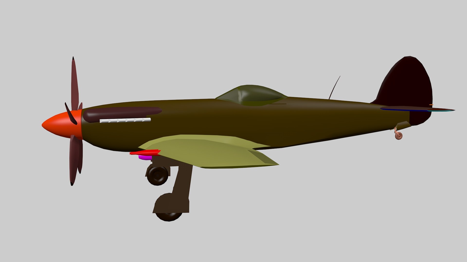 SPLITFIRE AIRCRAFT 3D Model - TurboSquid 2085950