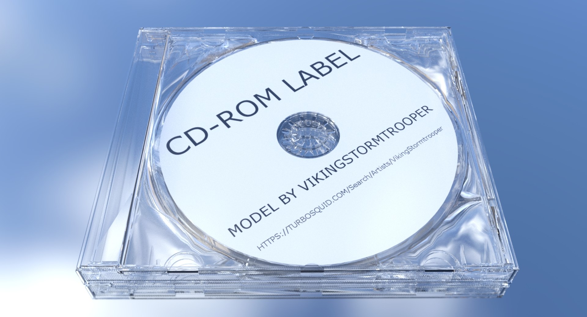 Cd Case Model - TurboSquid 1391892