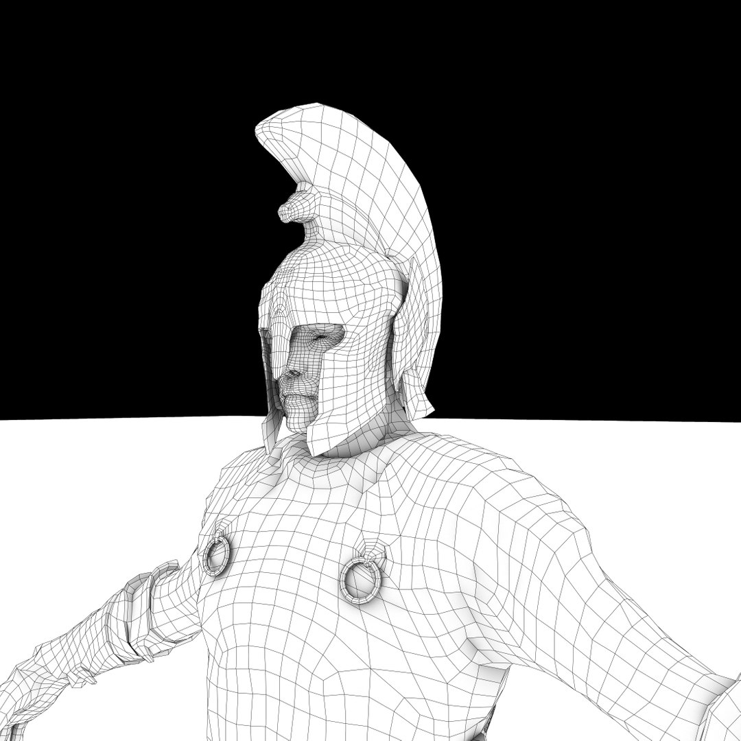 3d warrior model
