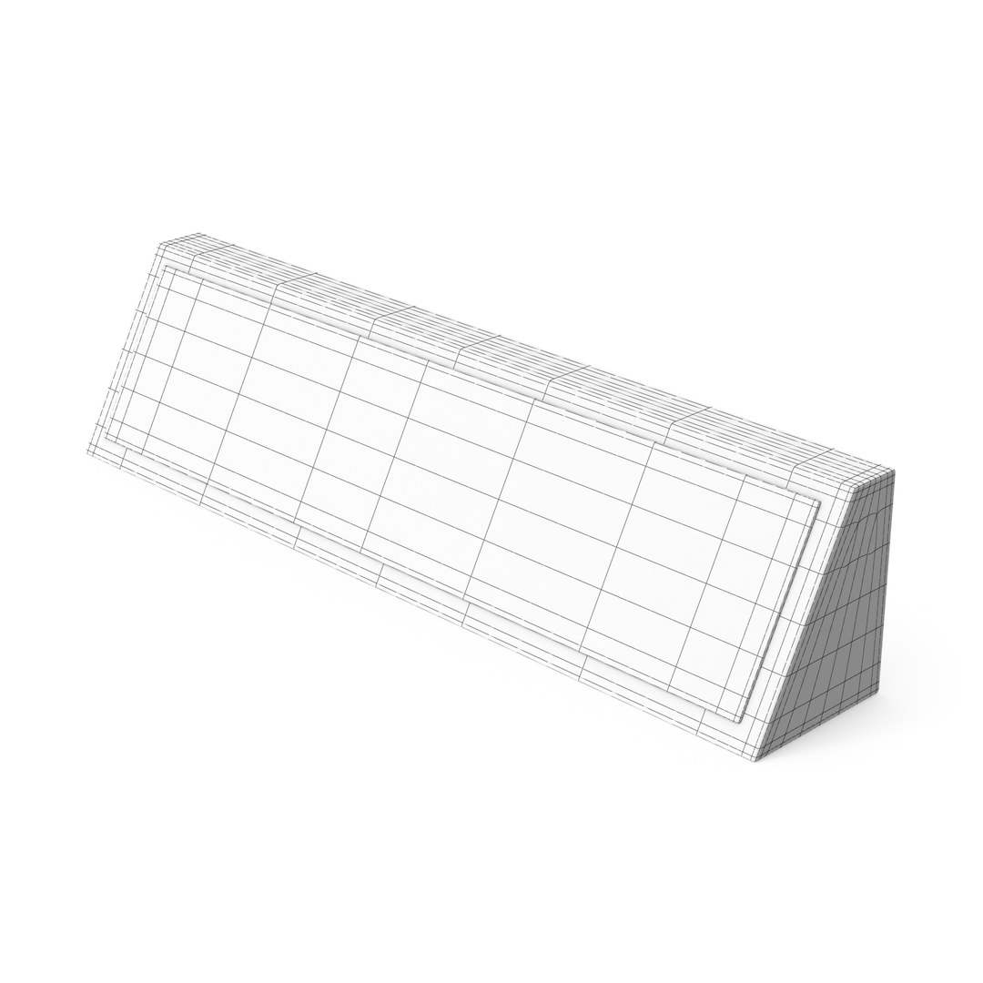 Wooden Desk Name Plate 3D Model - TurboSquid 2194675