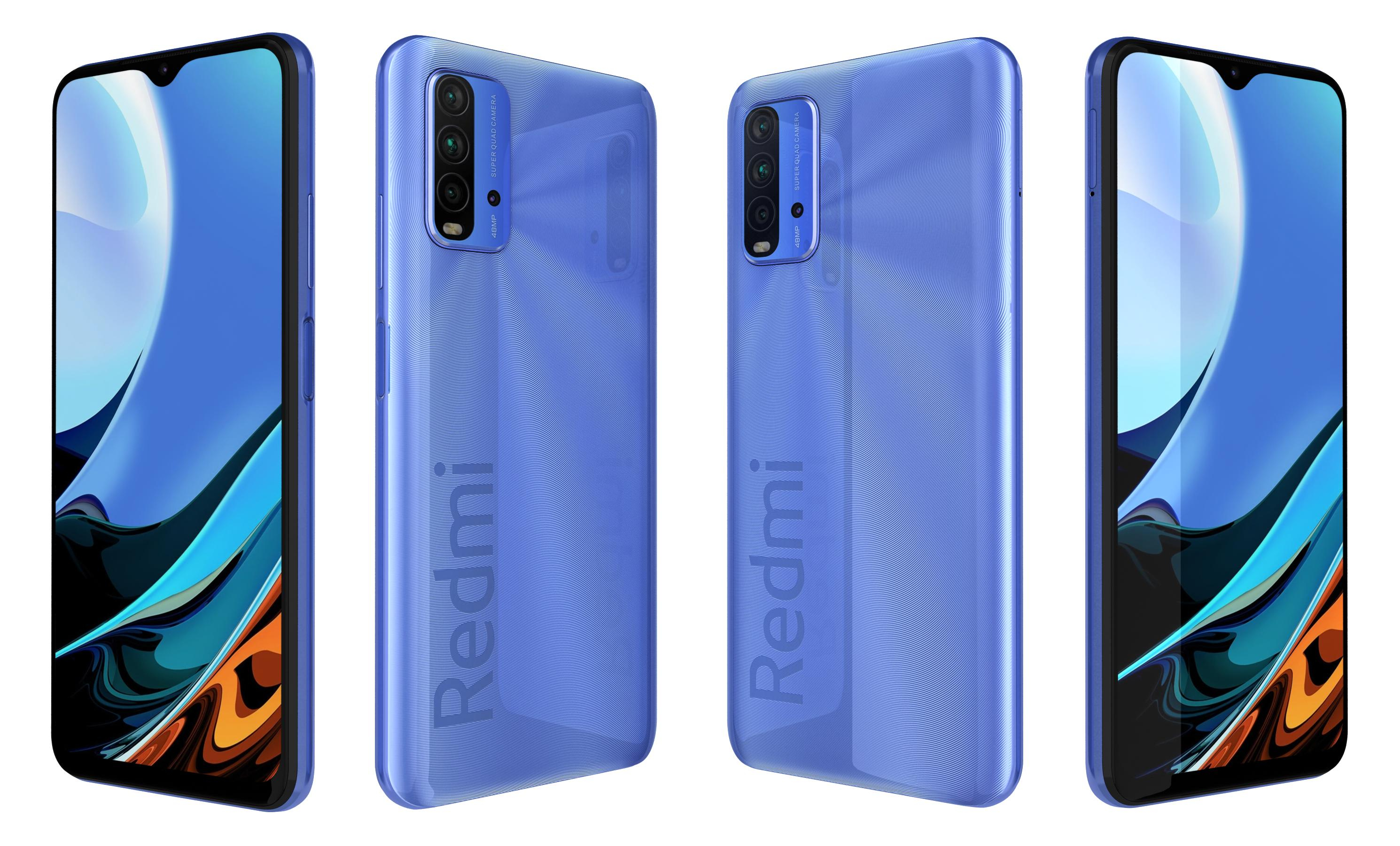 Xiaomi Redmi9Tトワイライトブルー3Dモデル - TurboSquid 1736894