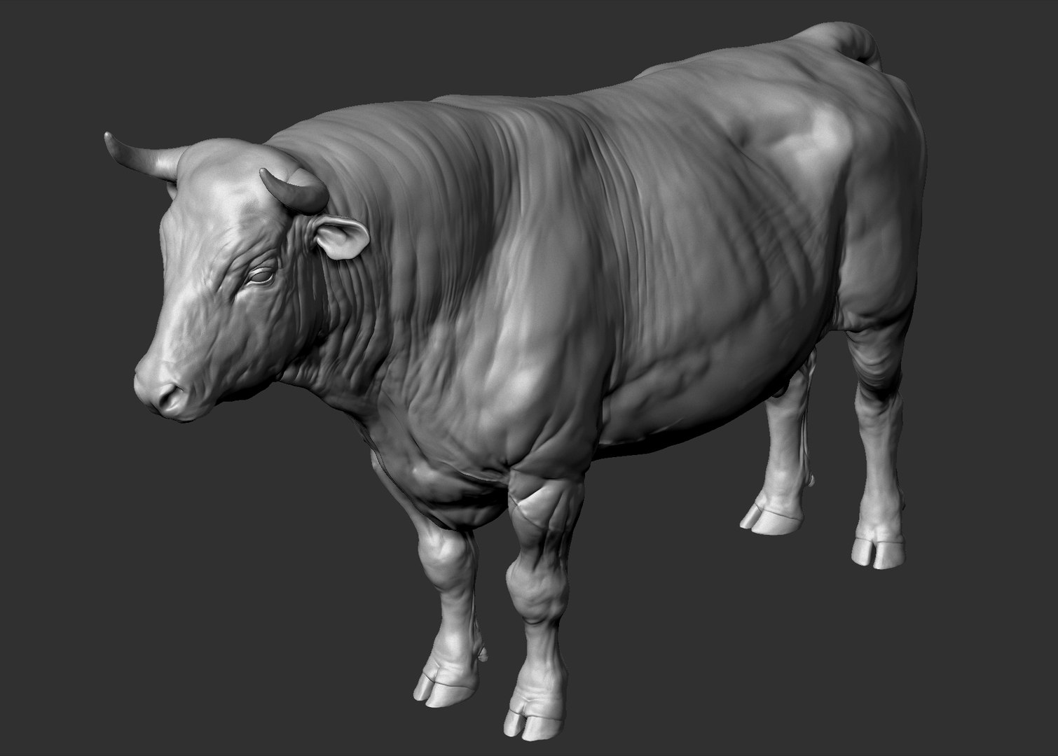 Bull V2 3D Model - TurboSquid 1408523