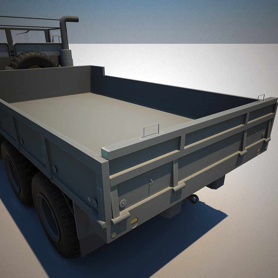 3d model m923 a1 cargo truck