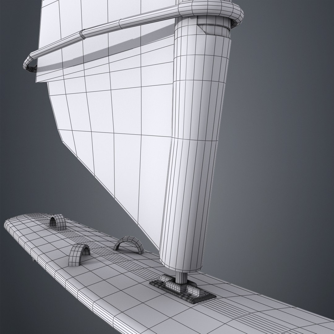 Windsurf Board Sail 3D Model - TurboSquid 1197032